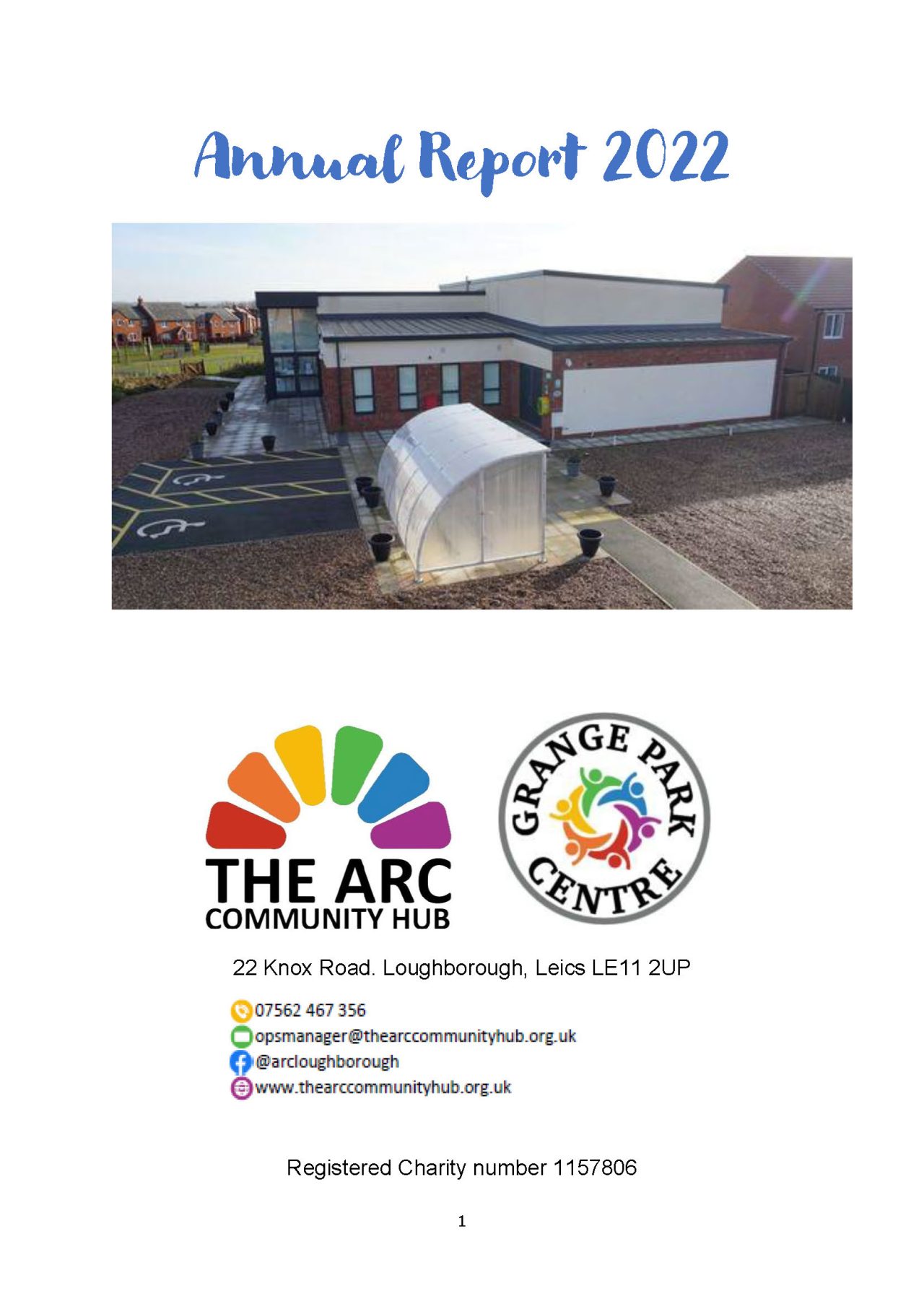 The Arc Community Hub Annual Reports
